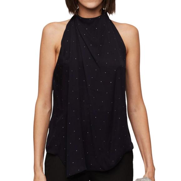 A.L.C. | Tops | New Alc Amelia Silk Halter Top In Evening Blue | Poshmark